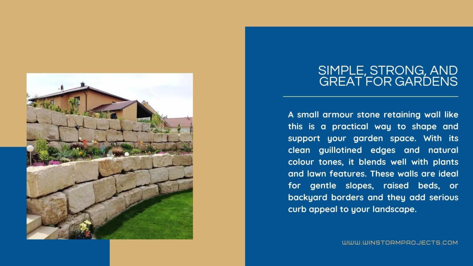 Armour Stone Retaining Wall: Bold, Durable & Built for Ontario ...
